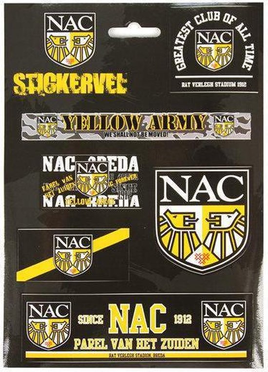 Stickervel NAC Breda Greatest | bol.com