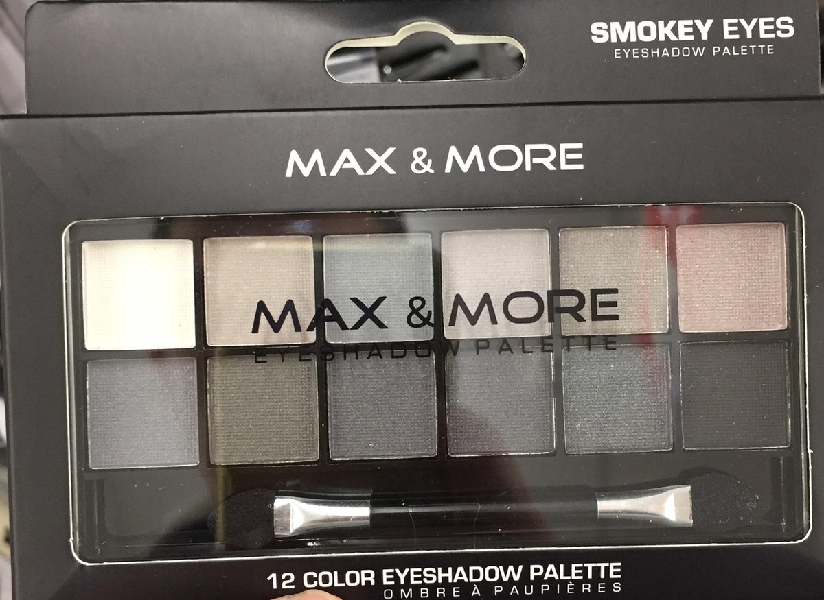 Max & More Oogschaduw Palette Smokey Eyes - Donker | bol.com