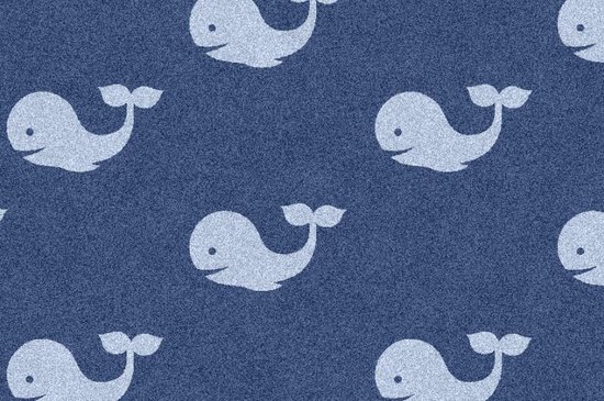 MatStyles Vloerkleed walvis - Kinderkamer - Wasbaar & antislip | bol