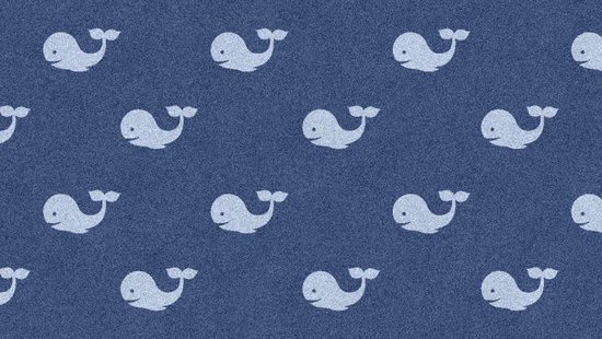 Mat, Vloermat, Vloerkleed, Tapijt, Kind - Kinderkamer Walvis - Wasbaar ...