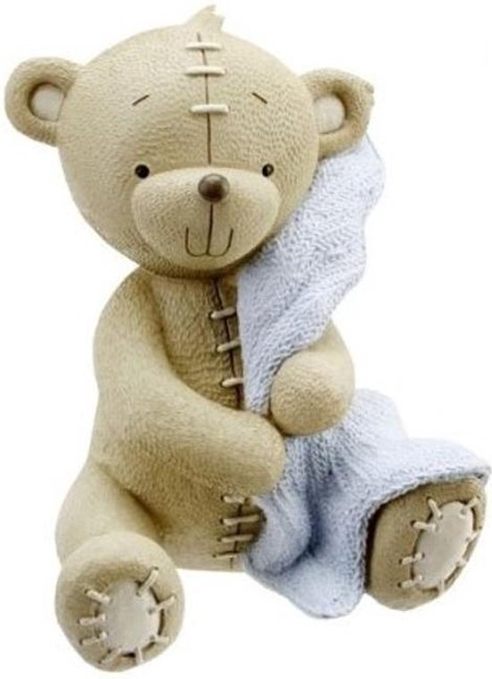 Spaarpot "beertje" blauw | bol.com