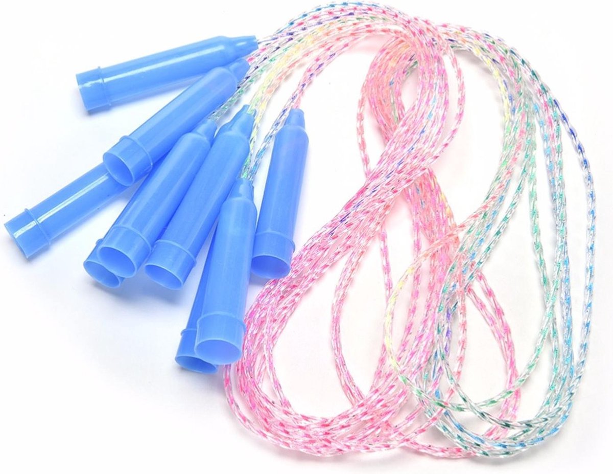 2 Stuks Leuke Springtouwen Voor Kinderen - Buiten Spelen - Touwtje ...