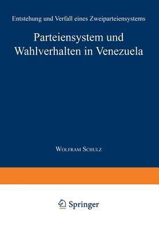 Parteiensystem Und Wahlverhalten in Venezuela | 9783824442003 | Wolfram ...