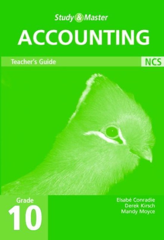 Study and Master Accounting Grade 10 Teacher's Book, Elsabe Conradie ... Study and Master Accounting Grade 10 Teacher's Book, Elsabe Conradie ...