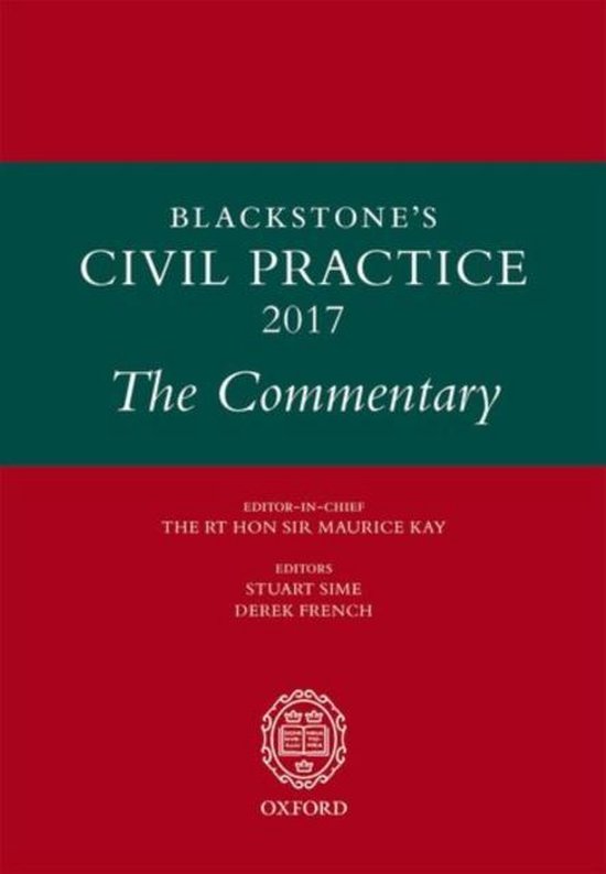 Blackstone's Civil Practice 2017 | 9780198795520 | Boeken | bol.com