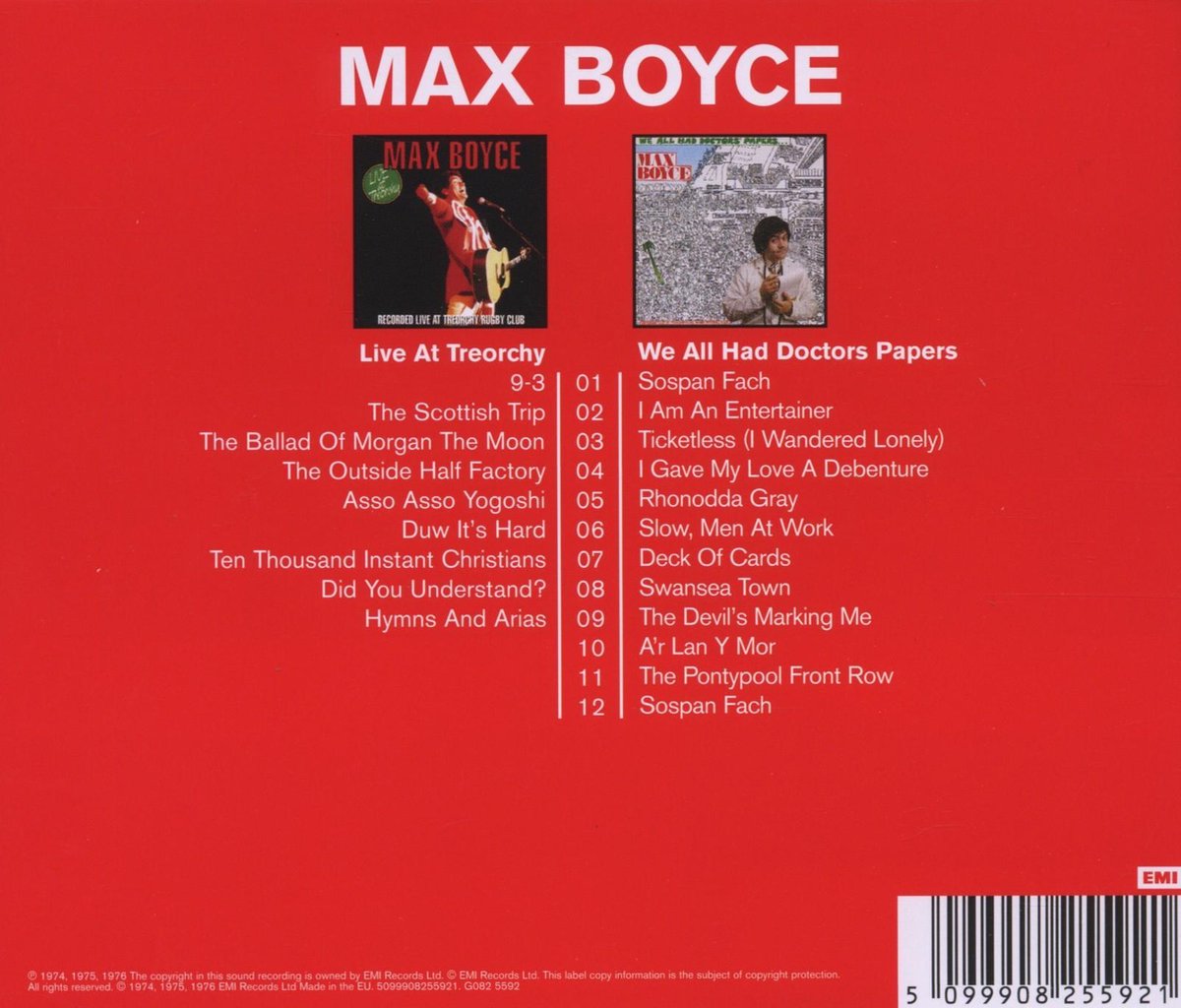 Classic Albums, Max Boyce | CD (album) | Muziek | bol.com