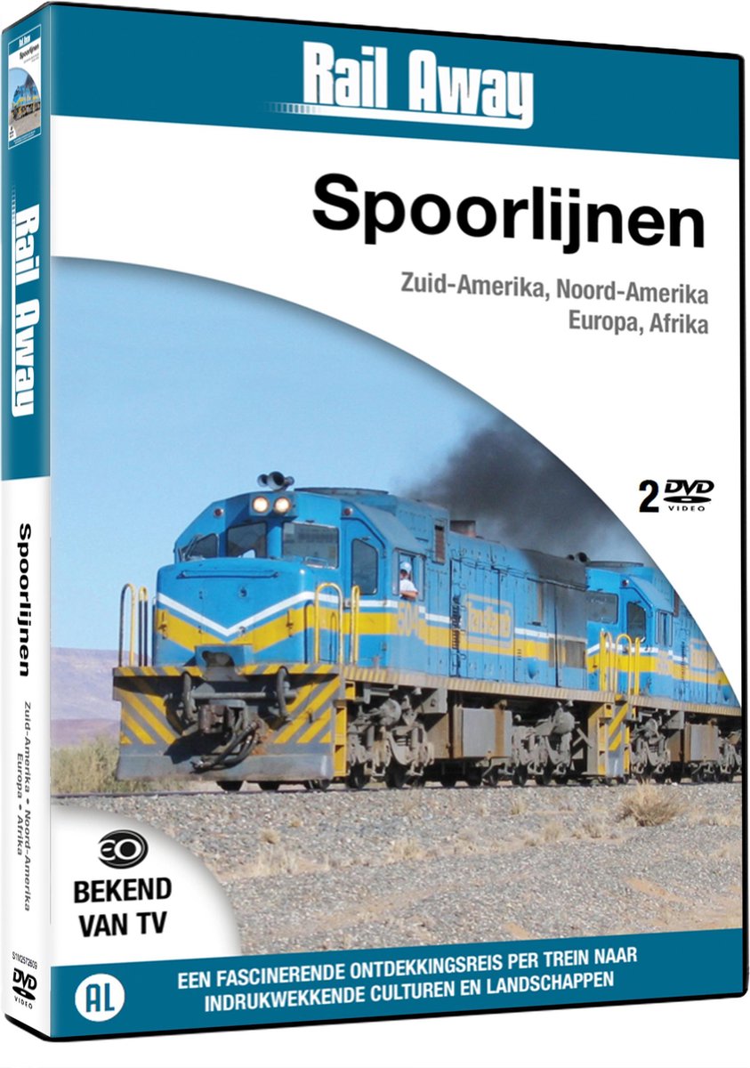 Rail Away - Spoorlijnen (DVD) (Dvd), Rail Away Spoorlijnen | Dvd's | bol