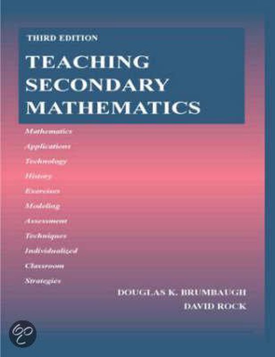 Teaching Secondary Mathematics | 9780805854718 | Douglas K. Brumbaugh ...