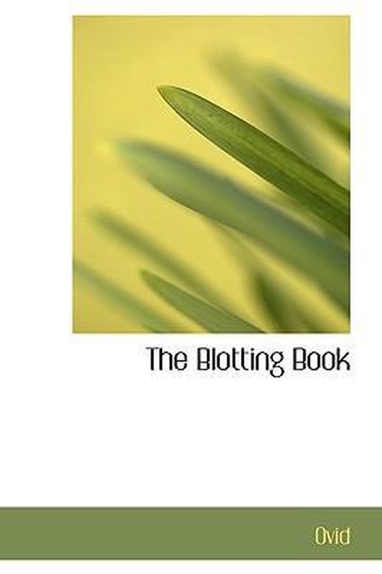 The Blotting Book | 9781110887156 | Ovid | Boeken | bol.com