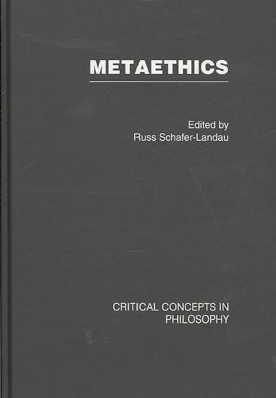 Metaethics | 9780415439206 | Russ Shafer-Landau | Boeken | bol.com