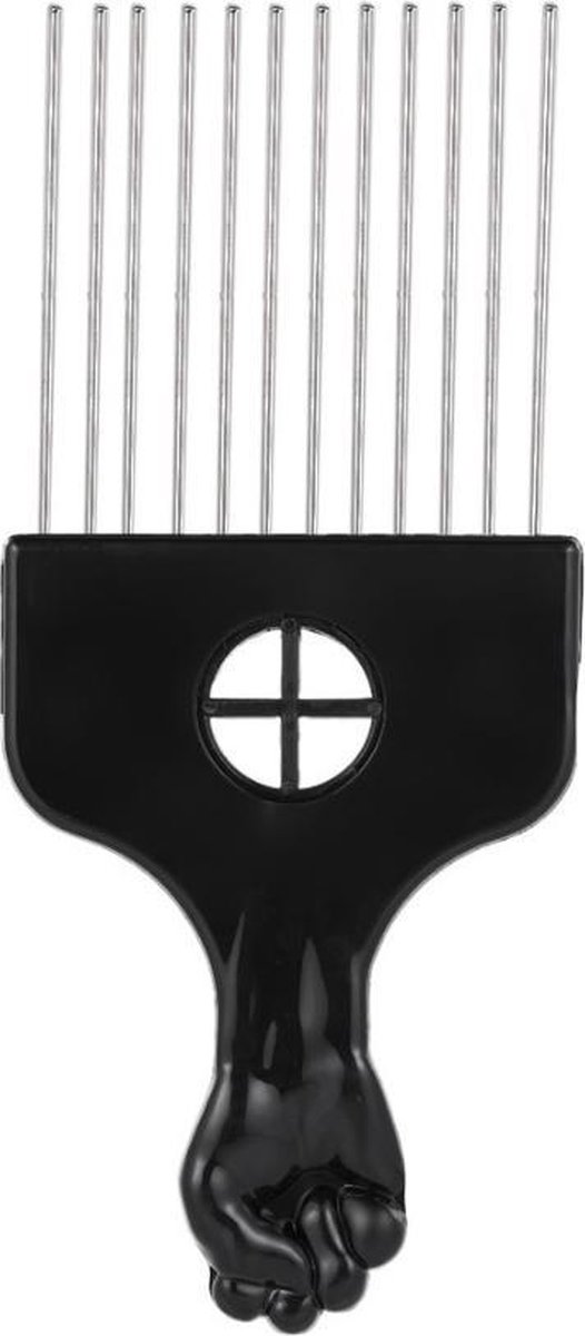 Afro kam - Afro Comb - Kroes Haar - Beard Pick - Krullend Haar - Haar ...