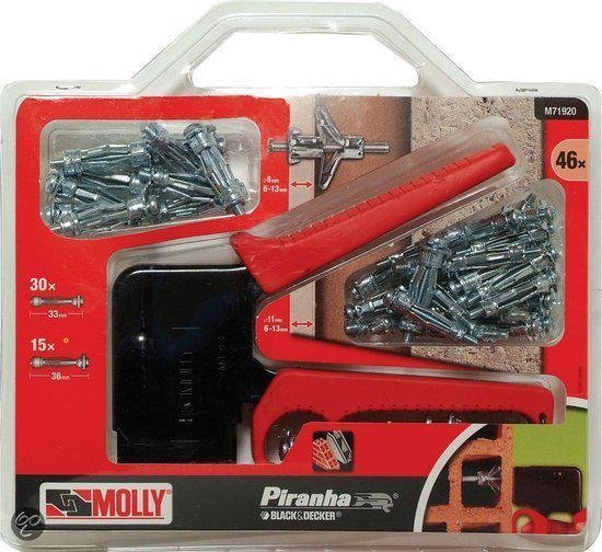 Molly Hollewand pluggen KIT 8-11mm Assortiment 45stuks M71920 | bol