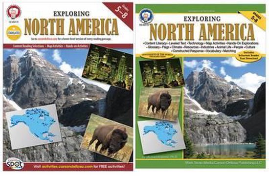 Exploring North America, Grades 5-8 | 9781580376310 | Michael Kramme ...