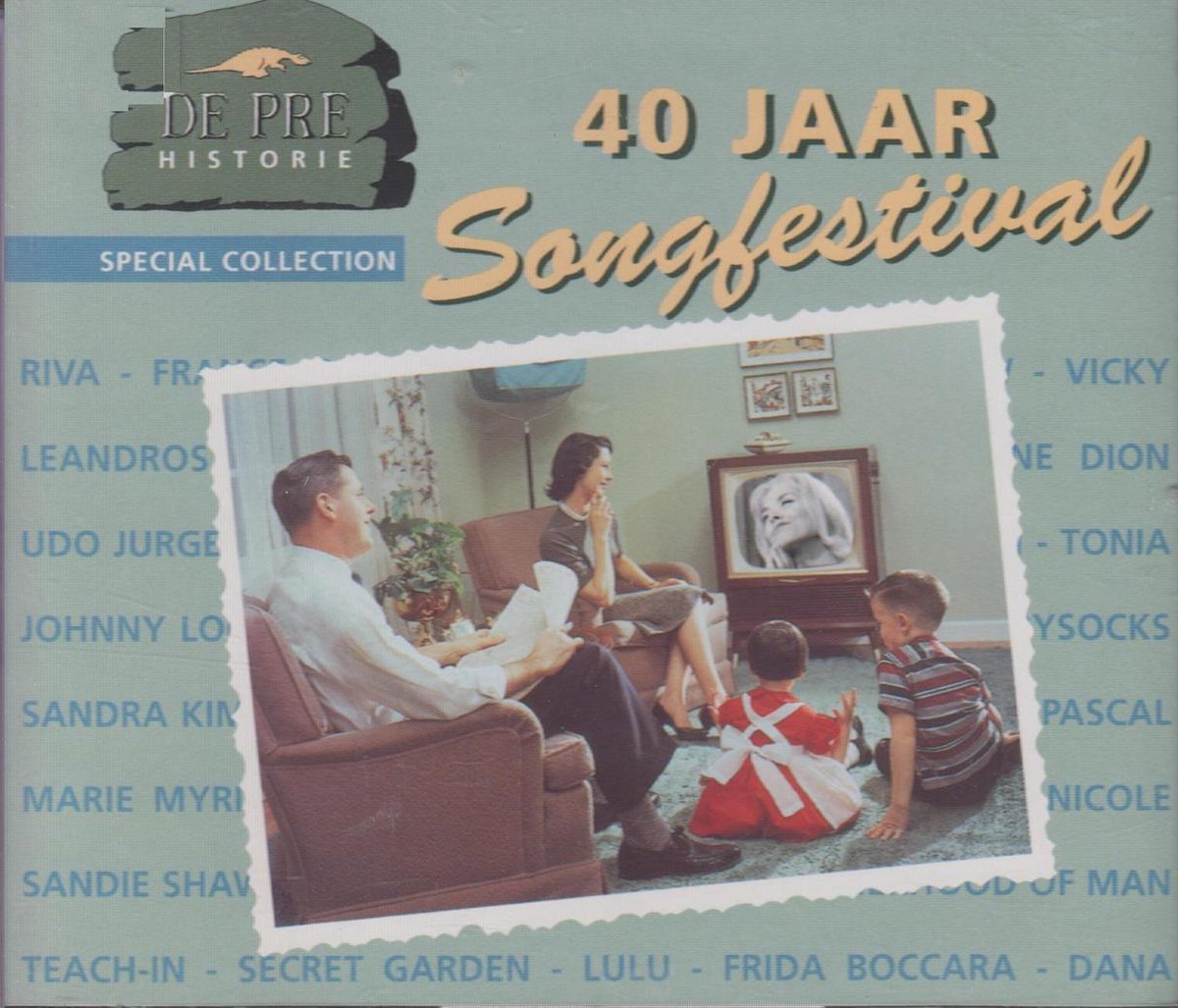 40 Jaar Eurovisie Songfestival Various Cd Album Muziek Bol