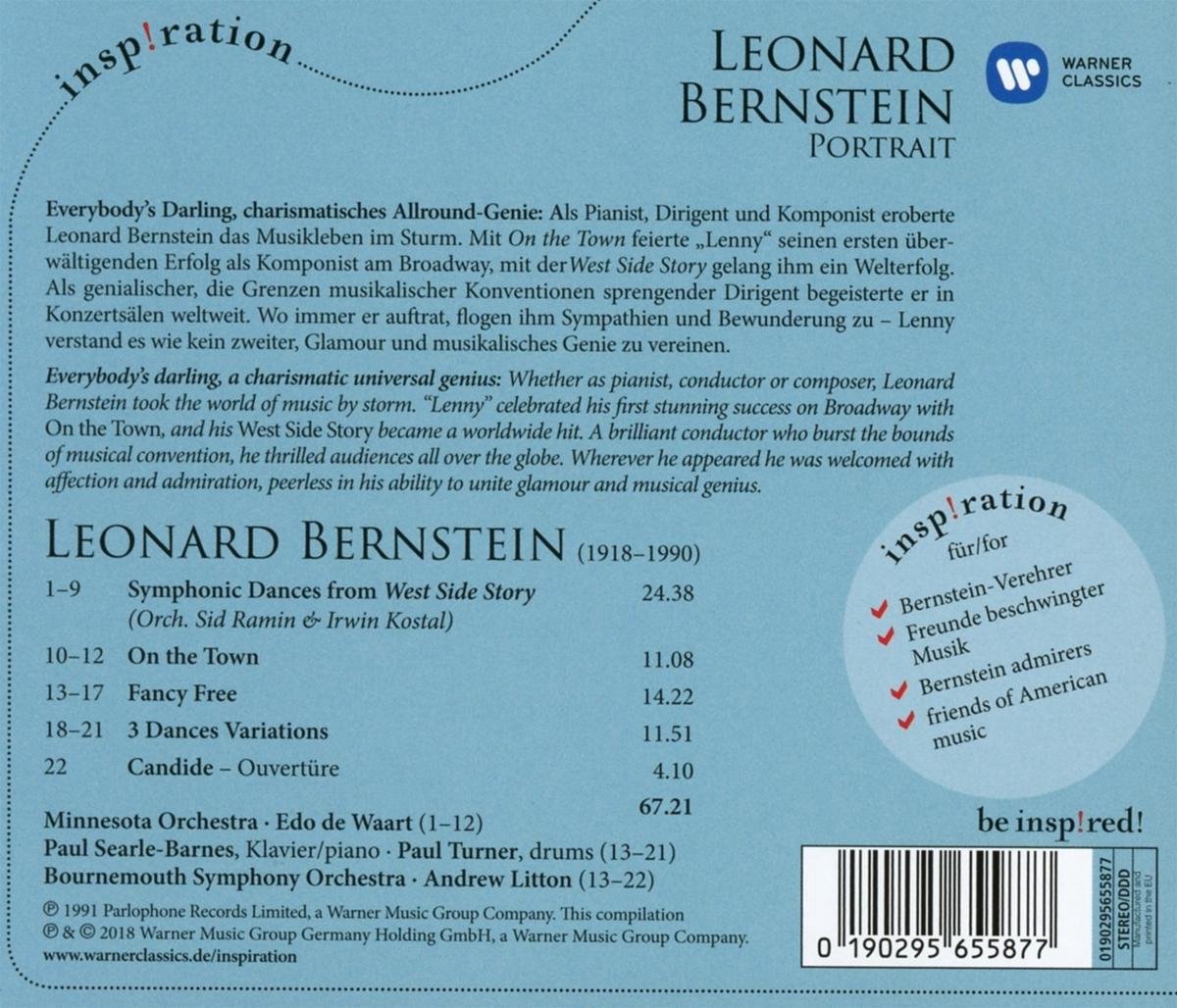 Leonard Bernstein Portrait, Leonard Bernstein | Muziek | bol