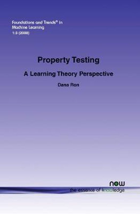 Foundations and Trends® in Machine Learning- Property Testing ...