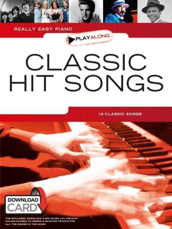 Really Easy Piano Playalong Classic Hit Songs - Pf Book & Download Card ...