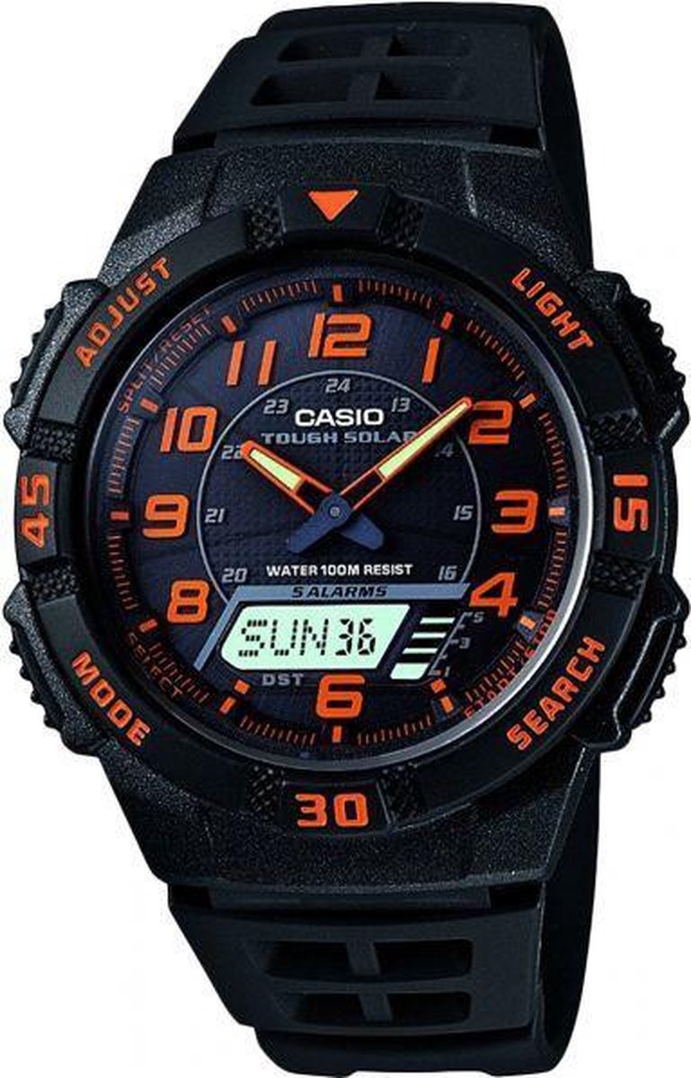 Casio collection horloge AQ-S800W-1B2 op zonne-energie | bol.com