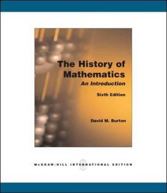 The History of Mathematics, David M. Burton | 9780071106351 | Boeken | bol