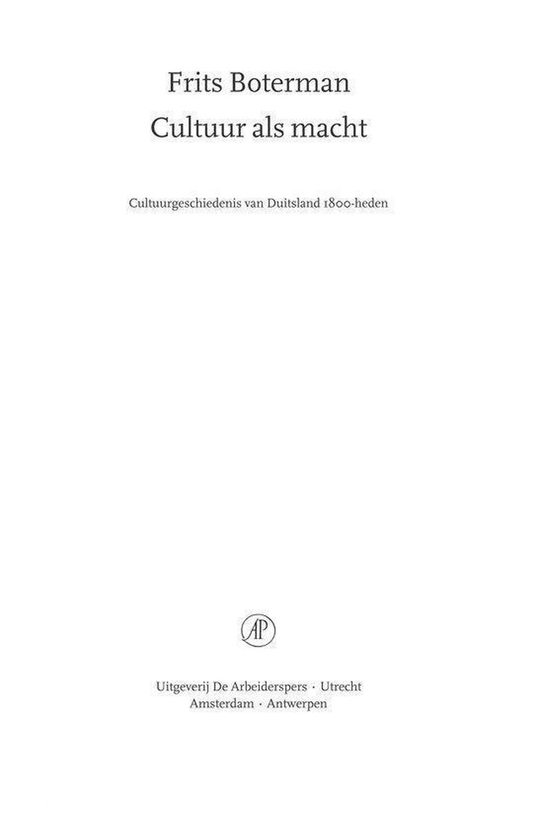 Cultuur als macht (ebook), Frits Boterman | 9789029586450 | Boeken | bol