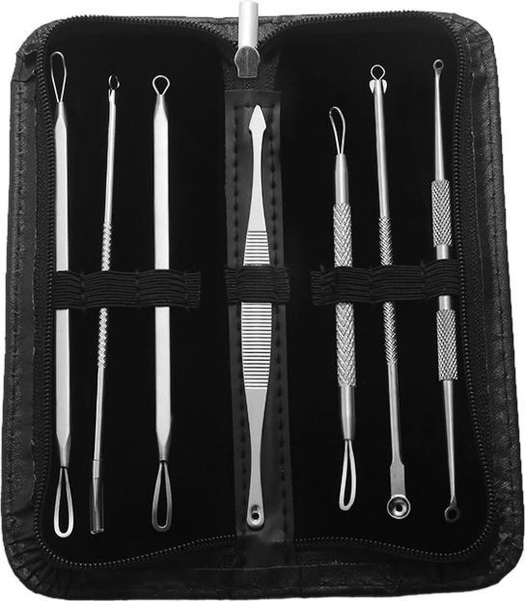 Mee-eters & Acne Verwijderen Set - RVS Blackhead Killer ...