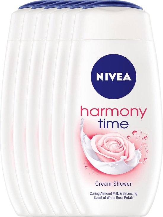 NIVEA Harmony Time - 250 ml - Douchegel - Voordeelpakket 5+1 gratis ...