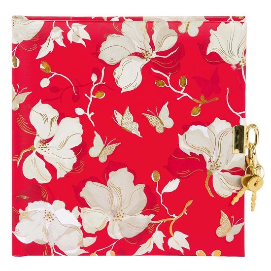 GOLDBUCH GOL-44331 TURNOWSKY dagboek LA ROSE RED met slot | bol.com