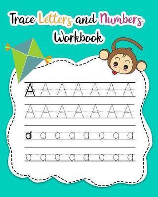 Trace Letters and Numbers Workbook- Trace Letters and Numbers Workbook | 9781794540767... | bol.com
