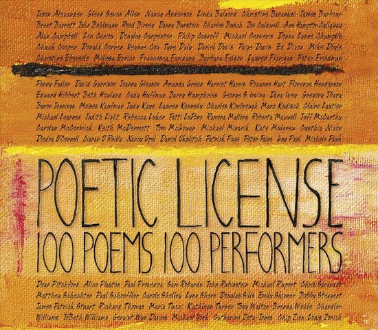 Poetic License: 100 Poems, 100 Performers | 0091037510860 | Boeken | bol