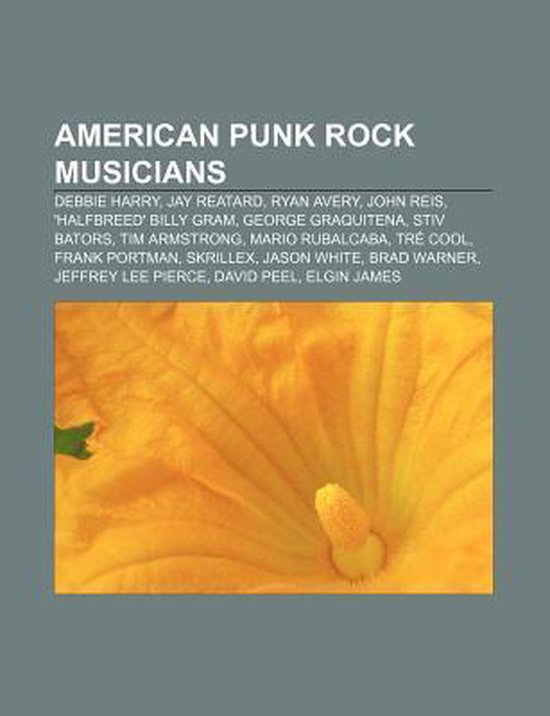 American punk rock musicians | 9781157465836 | Source Wikipedia ...