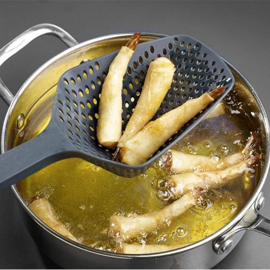 Vergiet Schep - Lepel - Soeplepel - Frituurschep - Patatschep | bol