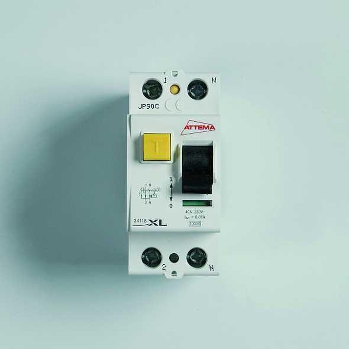 Attema aardlekschakelaar 2 polig 40A in doos | bol