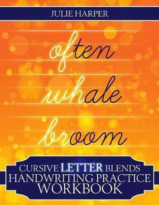 Cursive Letter Blends Handwriting Practice Workbook | 9781544631363 ...