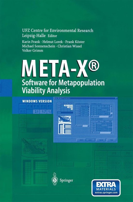 META-X®-Software for Metapopulation Viability Analysis (ebook), Karin ...