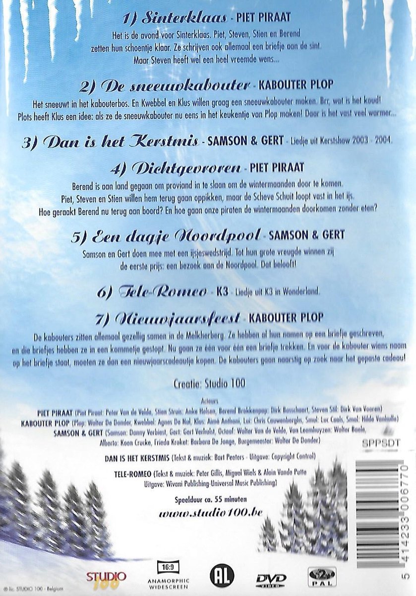 Winterpret Studio 100 (Dvd), Onbekend | Dvd's | bol.com