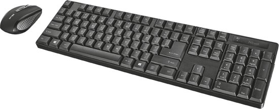 Trust XIMO toetsenbord RF Draadloos Frans Zwart | bol