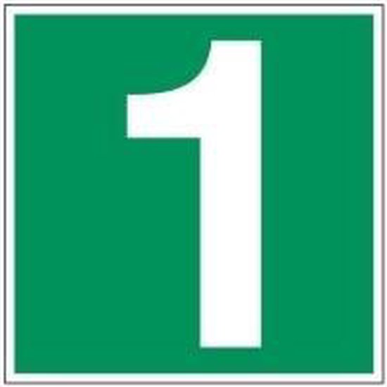 Pictogram verdieping 1 PVC | bol