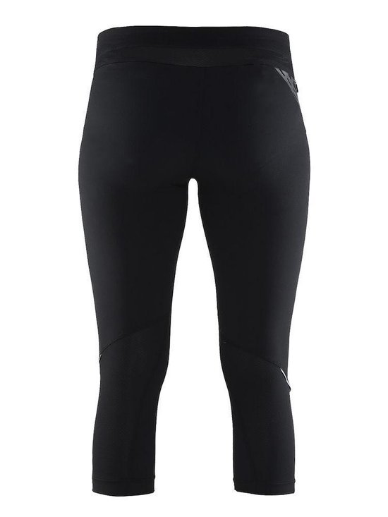 Craft Breakaway Capri W Sportbroek Dames Black Letter Black M