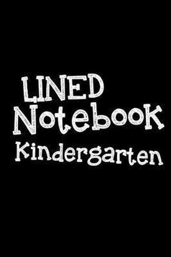 Lined Notebook Kindergarten | bol.com