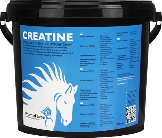 PharmaHorse Creatine Muscle Build - 3000 gram | bol