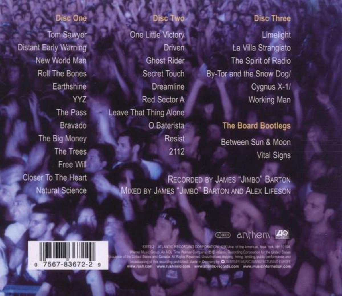 Rush In Rio, Rush | CD (album) | Muziek | bol.com