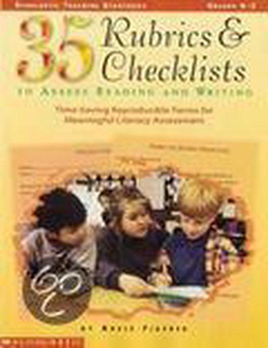 35 Rubrics & Checklists to Assess Reading and Writing Grades Pre K-2, Adele Fiderer |... | bol.com