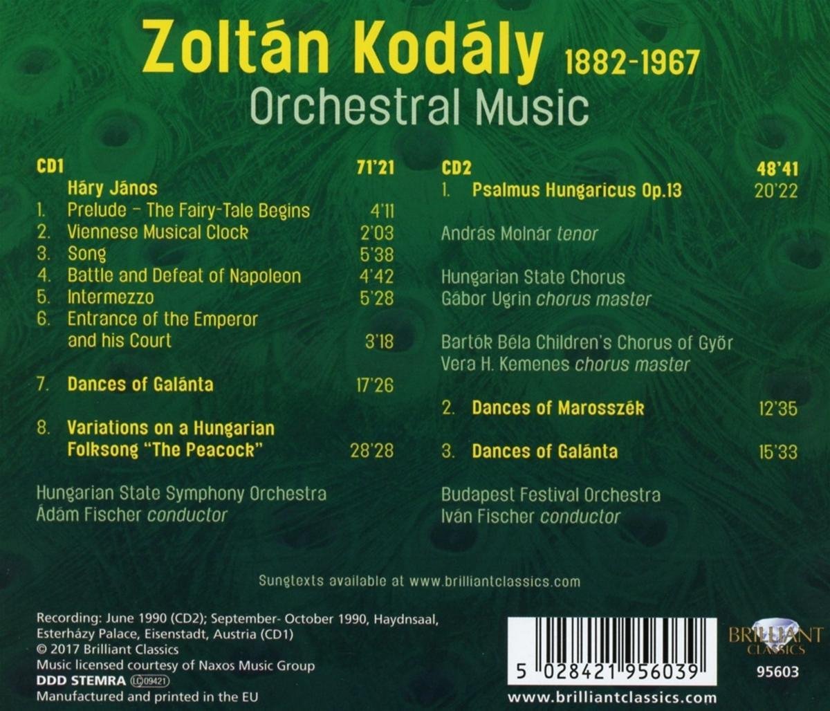 Hungarian State Symphony Orchestra & Adam Fischer - Kodaly: Orchestral Music (CD),... | bol.com