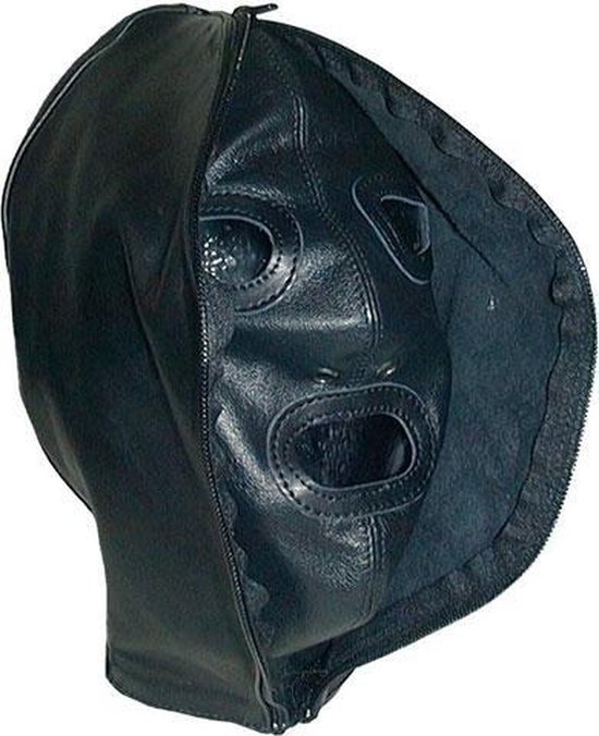 Mister b double faced leather hood s | bol.com