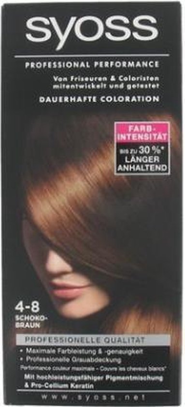 Syoss Haarverf nr 4-8 Chocolade Bruin | bol.com