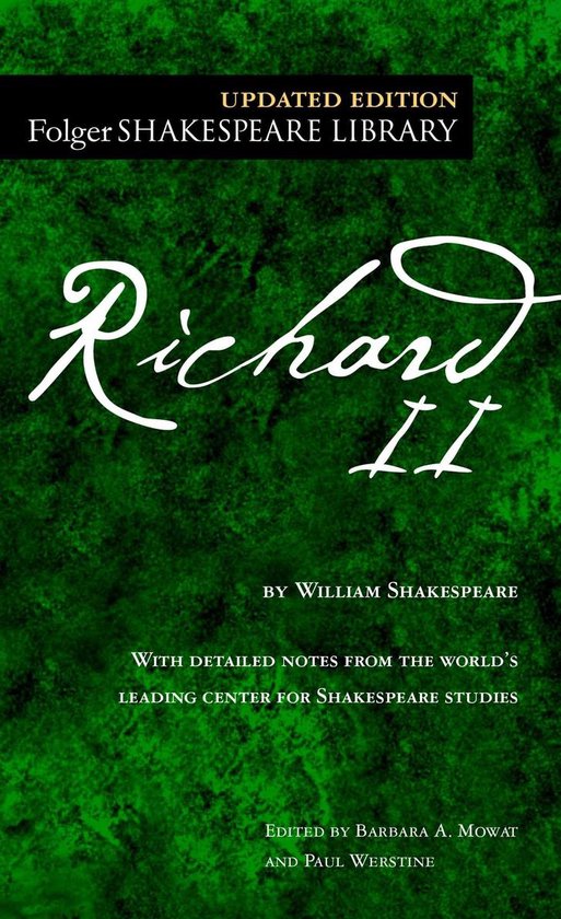 Folger Shakespeare Library - Richard II (ebook), William Shakespeare ...