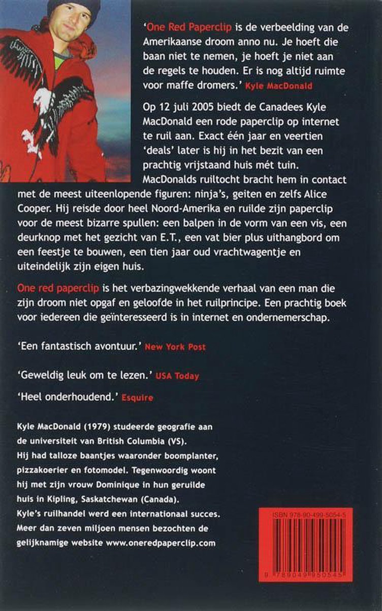 One Red Paperclip, K. MacDonald | 9789049950545 | Boeken | bol.com