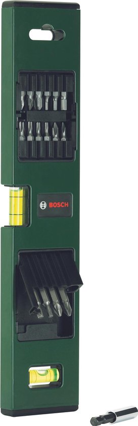 Bosch waterpas met bits | bol