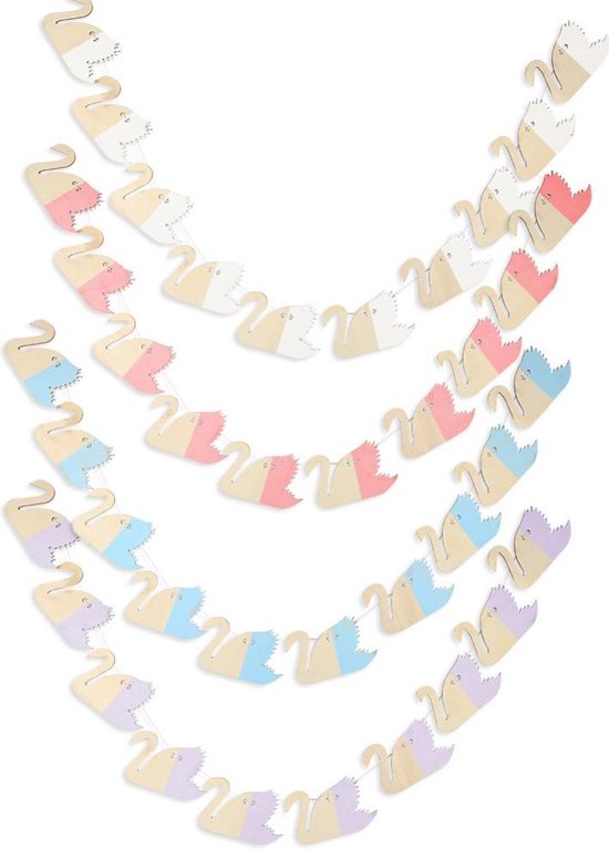 Luxe houten slinger - zwaan blauw | bol.com