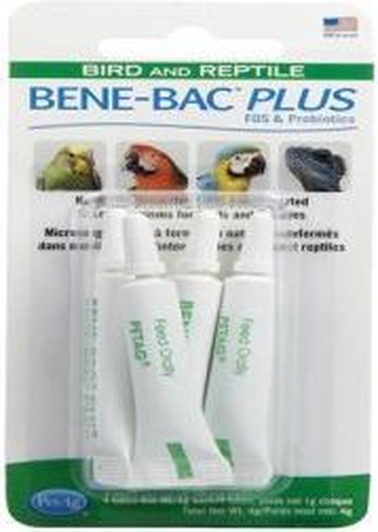 Bene-Bac Plus Bird Reptile Gel - 4 tubes a 1 g | bol